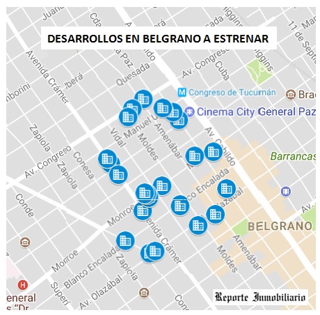 A estrenar: otra zona de Belgrano con fuertes aumentos, noticias sobre ...